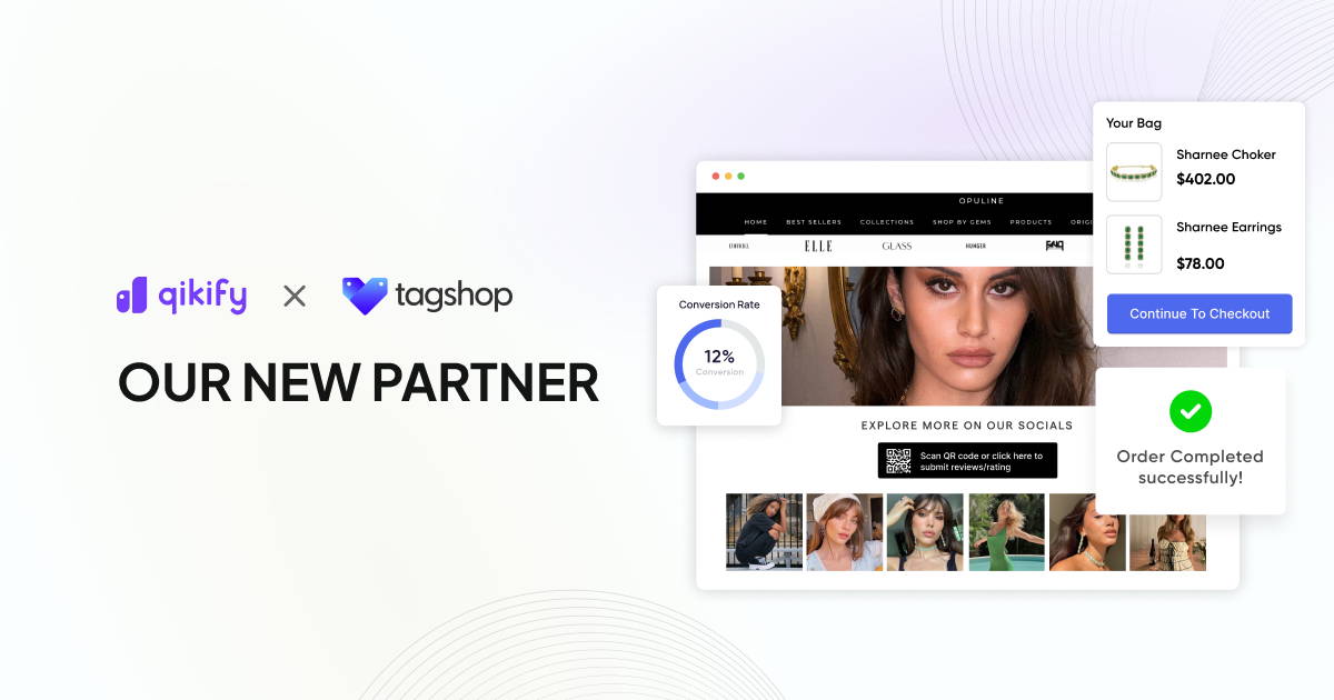 Qikify x Tagshop: Improve Customer Experience With Shoppable Videos – Qikify Landing Page