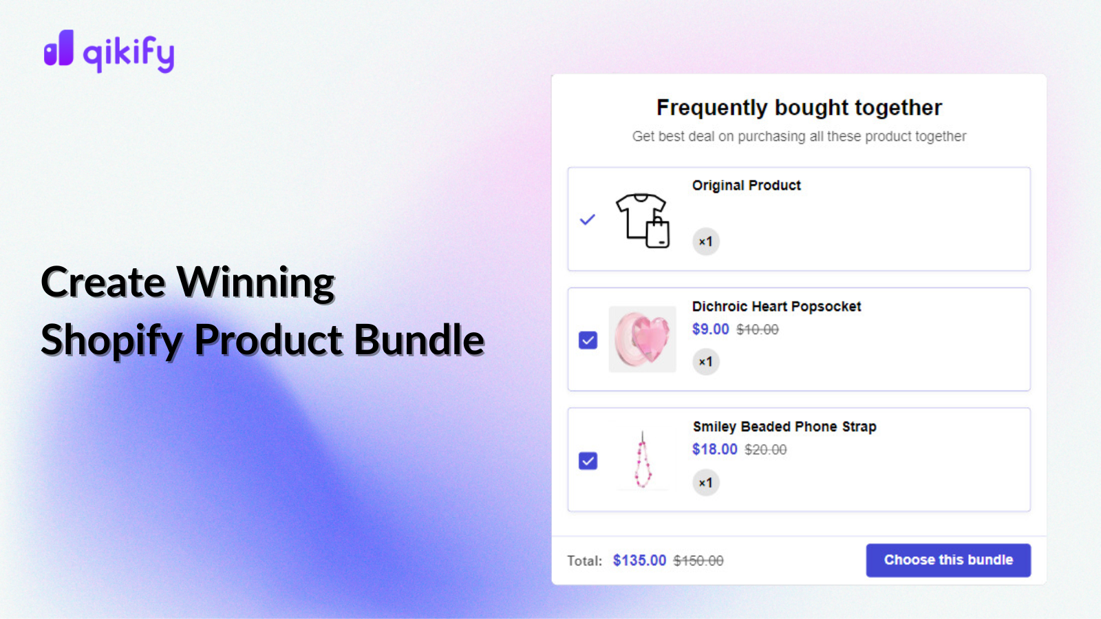 How To Create Winning Shopify Product Bundle: Steps, Tips and Best Pra – Qikify Landing Page