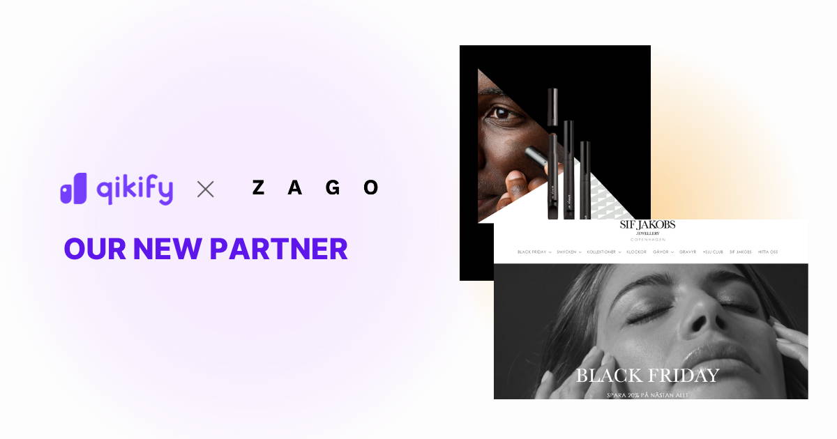 Qikify x Zago - We Team Up with Zago, A Trusted Shopify Plus Partner – Qikify Landing Page