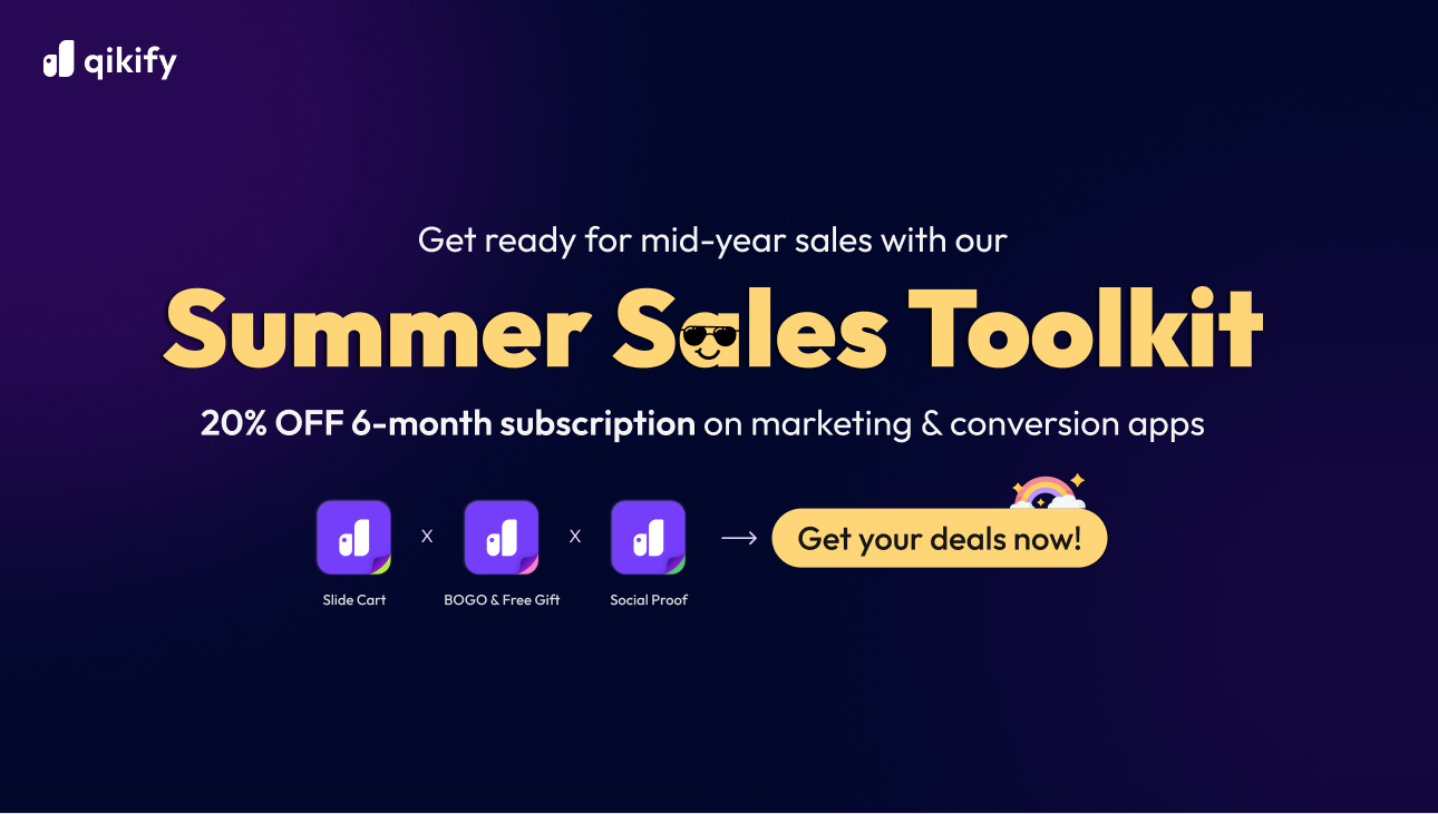Summer Sales Toolkit: Prepare Your Shopify Store for Success With Qiki – Qikify Landing Page