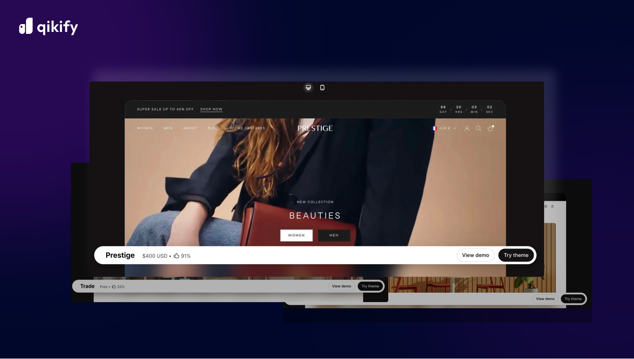 Shopify wholesale theme: Top picks for every B2B store 2025 – Qikify